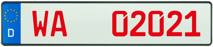 Kfz Kennzeichen bestellen - Autoschilder Nordwaldeck