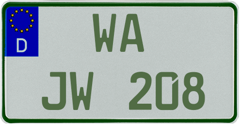 Kfz Kennzeichen Wa